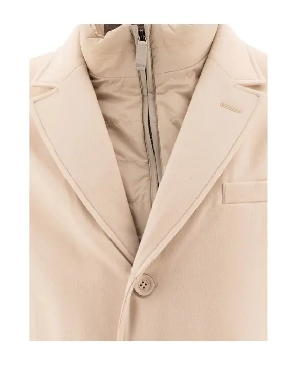 Herno Single-breasted High-neck Coat