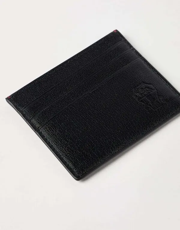 Brunello Cucinelli Logo Embossed Card Holder