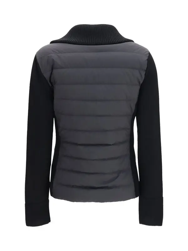 Moncler Padded Cardigan With Zipper Closure