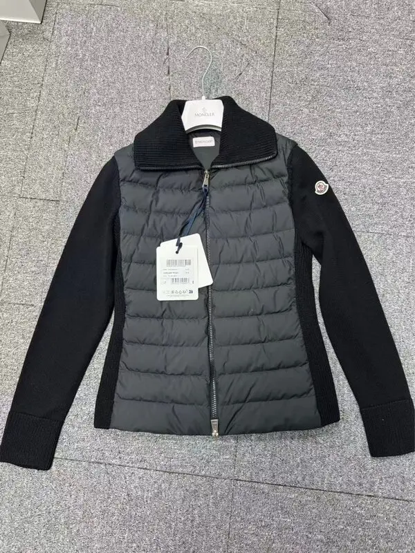Moncler Padded Cardigan With Zipper Closure
