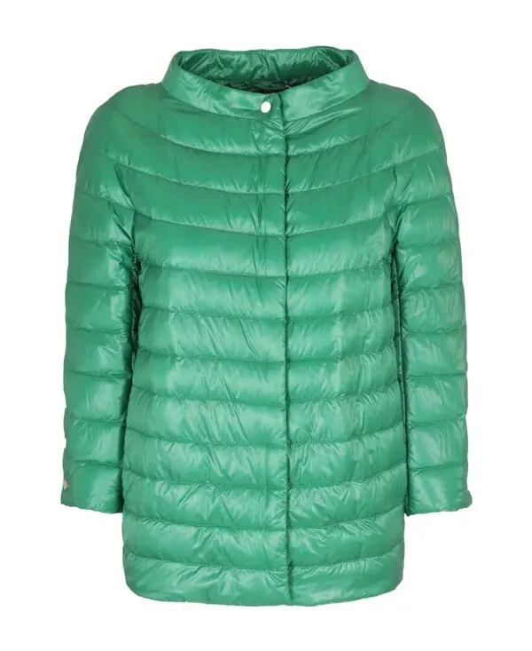 Herno Mock Neck Puffer Jacket - Green