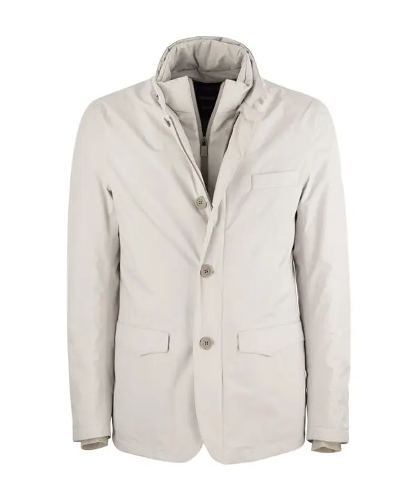 Herno High-neck Buttoned Padded Jacket