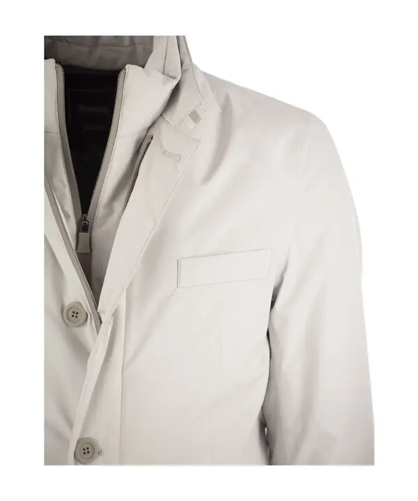 Herno High-neck Buttoned Padded Jacket