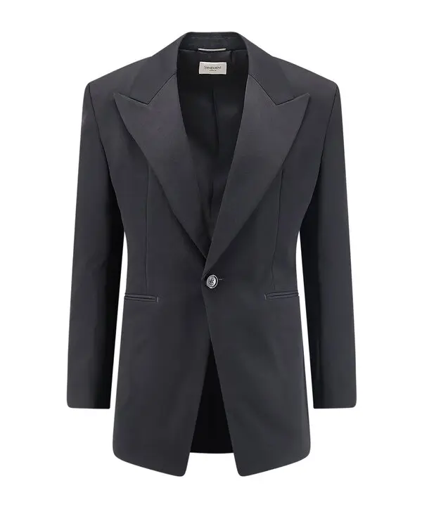 Saint Laurent Single-breasted Long-sleeved Jacket