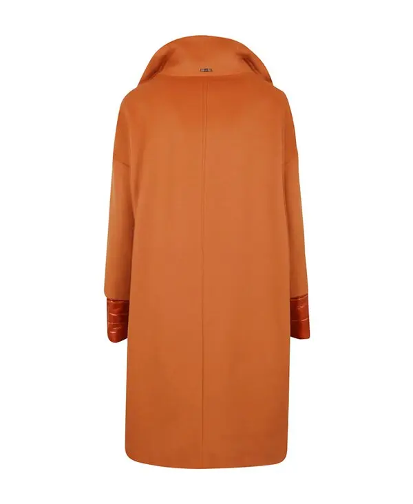 Herno Funnel-neck Single-breasted Coat