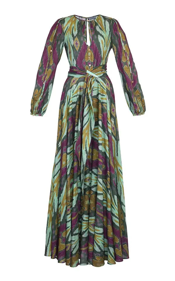 Lena Hoschek Bliss Cotton Maxi Dress