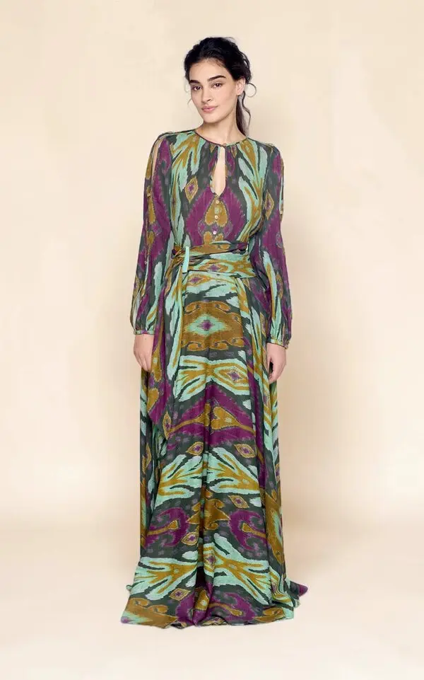 Lena Hoschek Bliss Cotton Maxi Dress