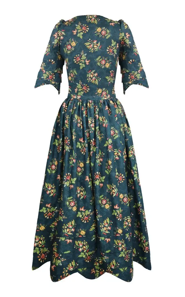 Lena Hoschek Franziska Cotton Midi Dress - Floral