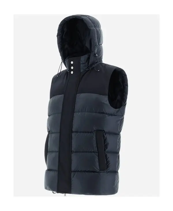 Herno High Neck Hooded Gilet