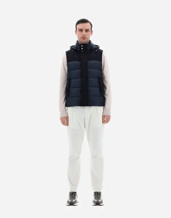 Herno High Neck Hooded Gilet