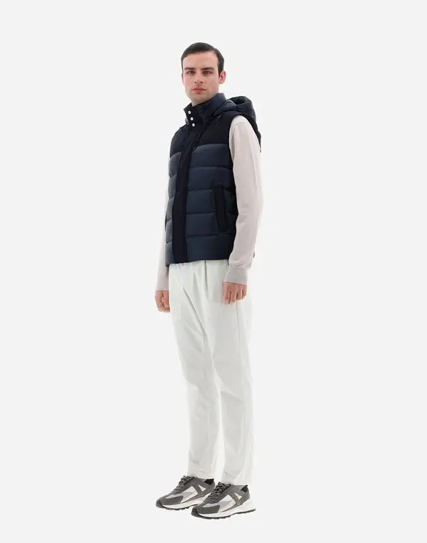 Herno High Neck Hooded Gilet