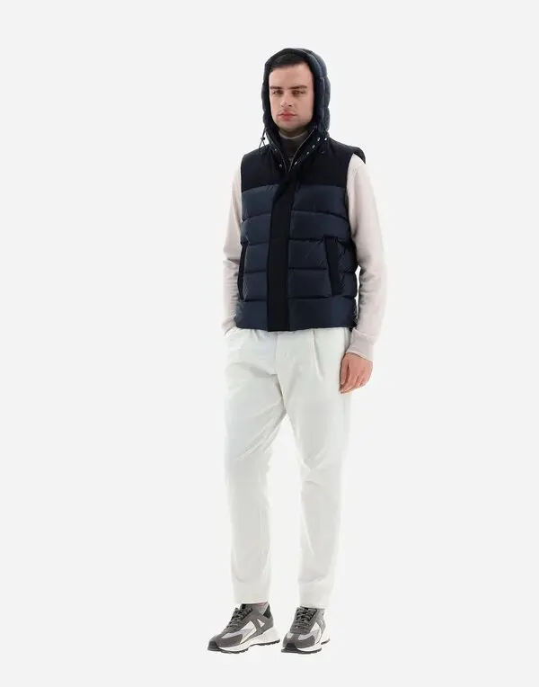 Herno High Neck Hooded Gilet