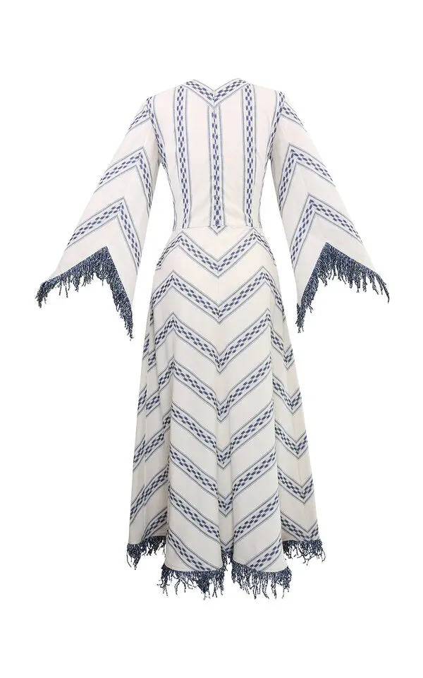 Lena Hoschek Kilim Cotton-blend Midi Dress