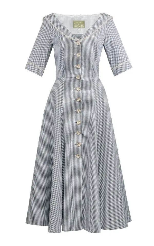 Lena Hoschek Marinella Cotton Midi Dress