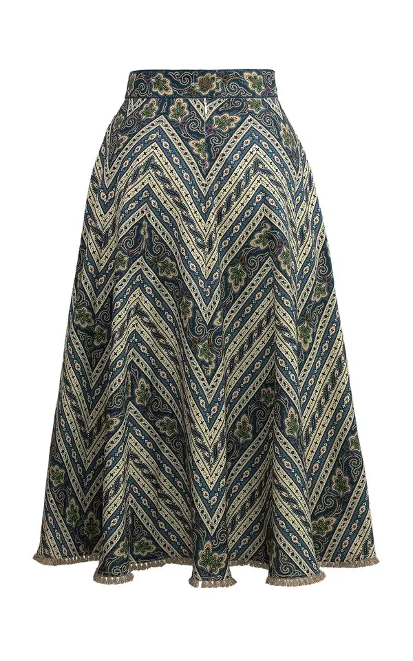 Lena Hoschek Homebound Cotton Midi Skirt