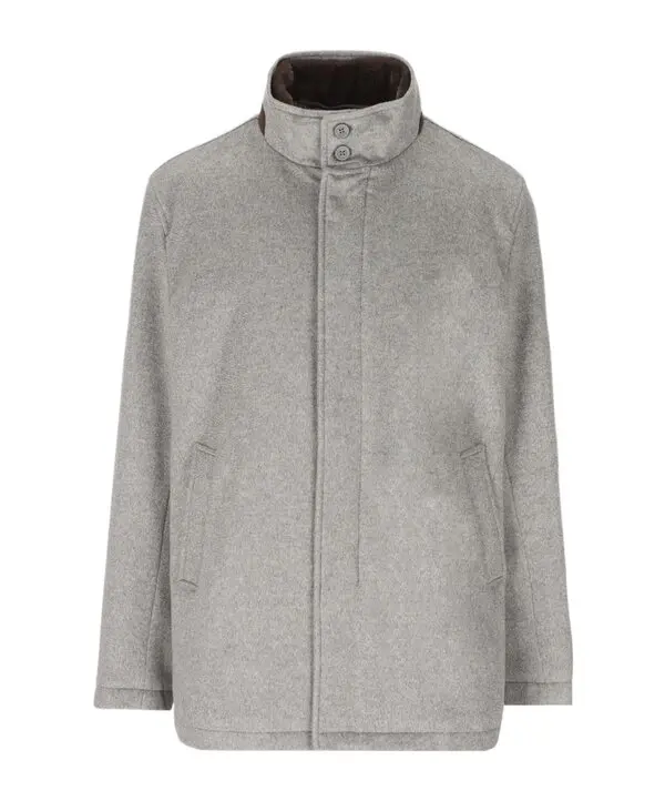 Herno High Neck Long-sleeved Jacket