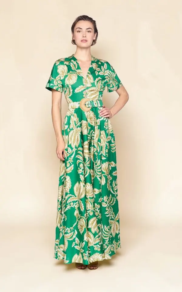 Lena Hoschek Harmony Cotton Maxi Dress