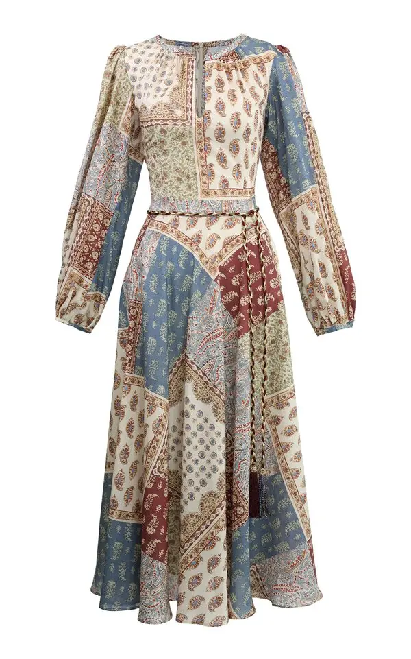 Lena Hoschek Bazaar Cotton Midi Dress