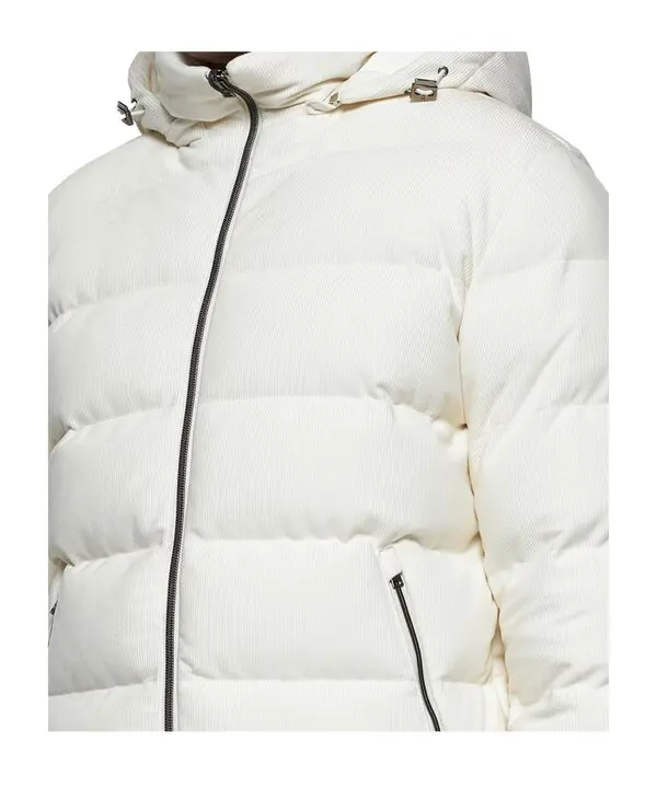 Herno Zip-up High Neck Corduroy Jacket