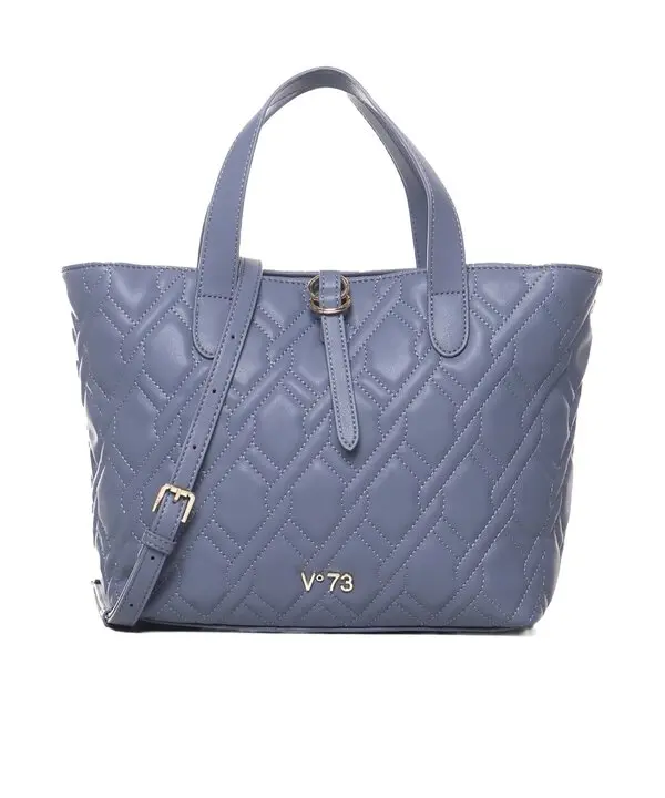 V73 Margaret Logo Lettering Top Handle Bag