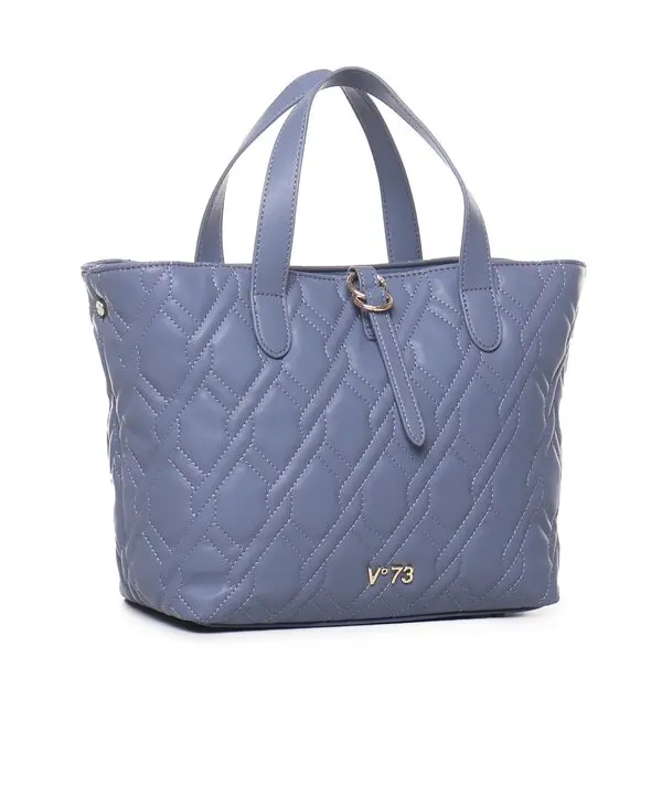 V73 Margaret Logo Lettering Top Handle Bag