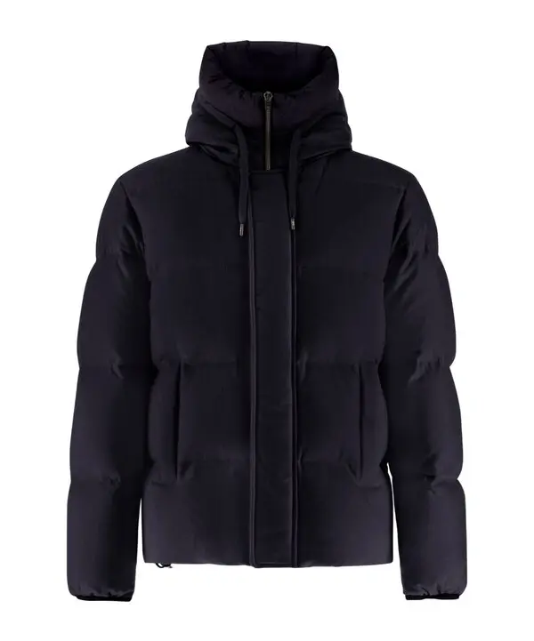 Herno High-neck Drawstring Bomber Jacket