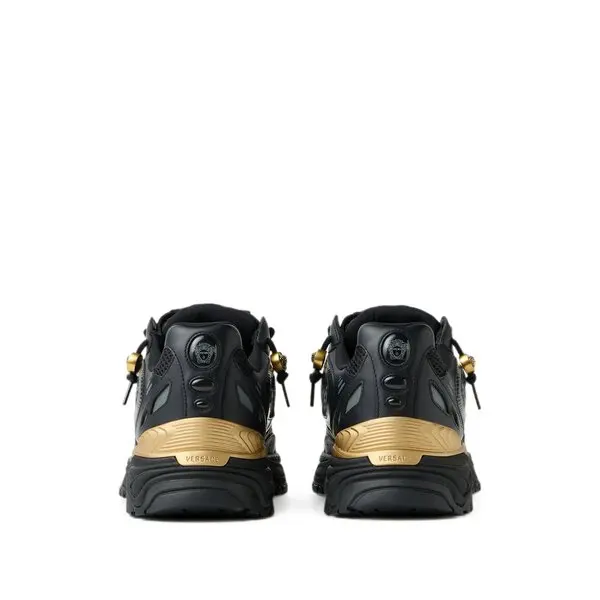 Versace Lace-up Sneakers With Medusa Motif