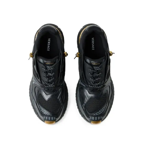 Versace Lace-up Sneakers With Medusa Motif