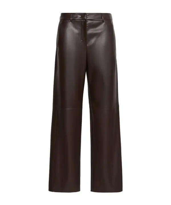 Max Mara Straight Leg Trousers - Brown