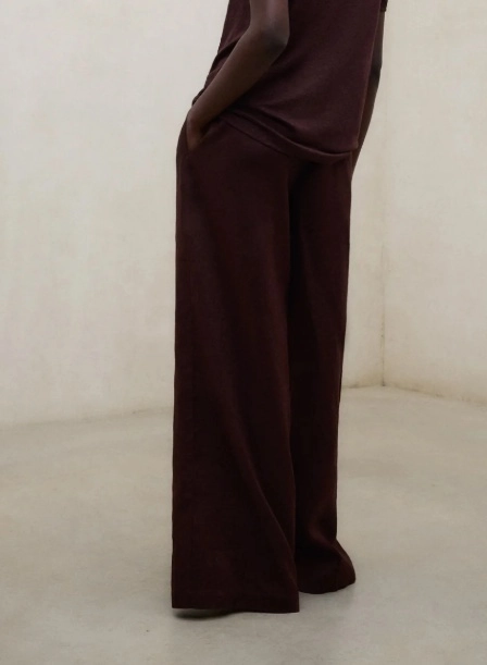 ECOALF Wide-leg Elasticated-waistband Trousers