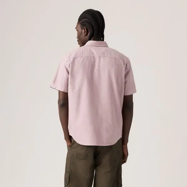 LEVI'S Authentic Button-down Garment Dye Short-sleeve Shirt