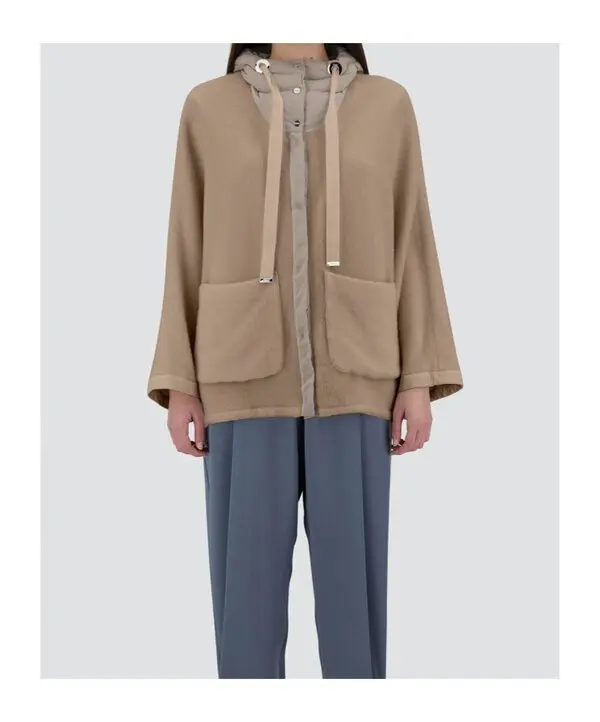 Herno Jacket With Patch Pockets And Drawstring Hood