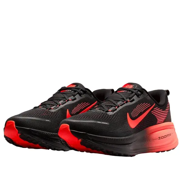 Nike Zoom Vomero 18 Athletic Sneakers - Black/university Red/anthracite