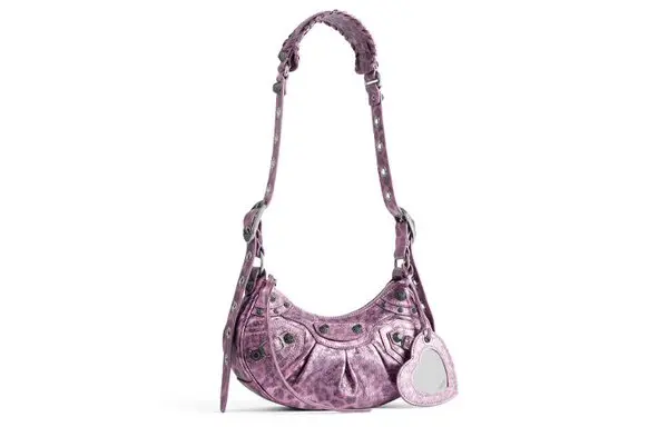 Balenciaga Le Cagole Xs Shoulder Bag With Leopard Print
