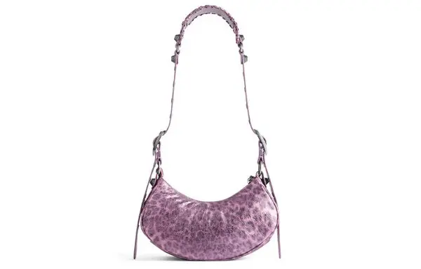 Balenciaga Le Cagole Xs Shoulder Bag With Leopard Print