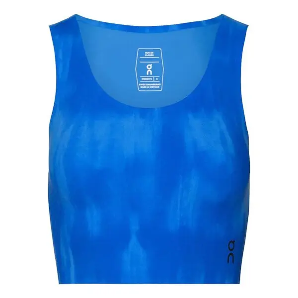 On Studio Open Back Crop Top - Blue