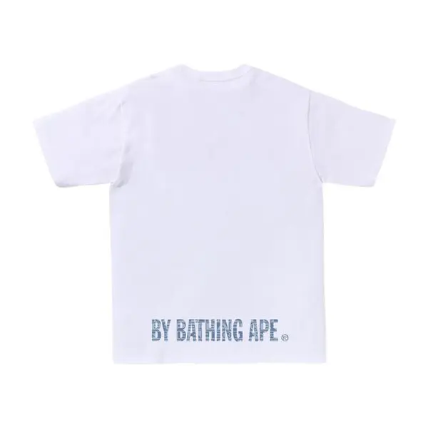 A BATHING APE Lux Sport Pattern Ape Face Tee