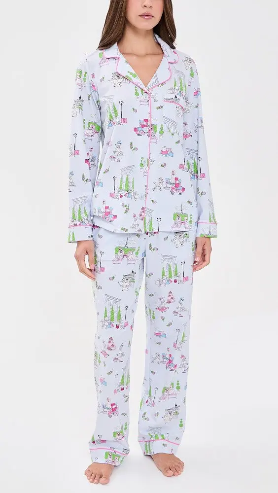 BEDHEAD PAJAMAS Classic Stretch Jersey Pajama Set
