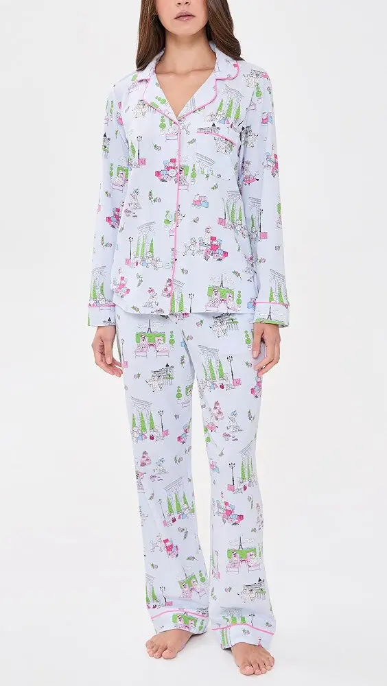 BEDHEAD PAJAMAS Classic Stretch Jersey Pajama Set
