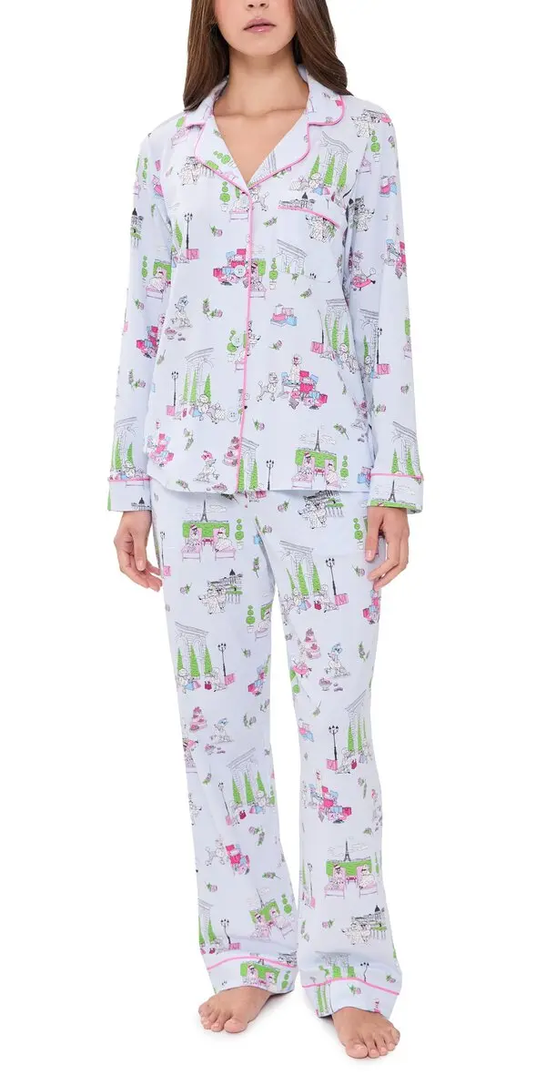 BEDHEAD PAJAMAS Classic Stretch Jersey Pajama Set - Belle Vie