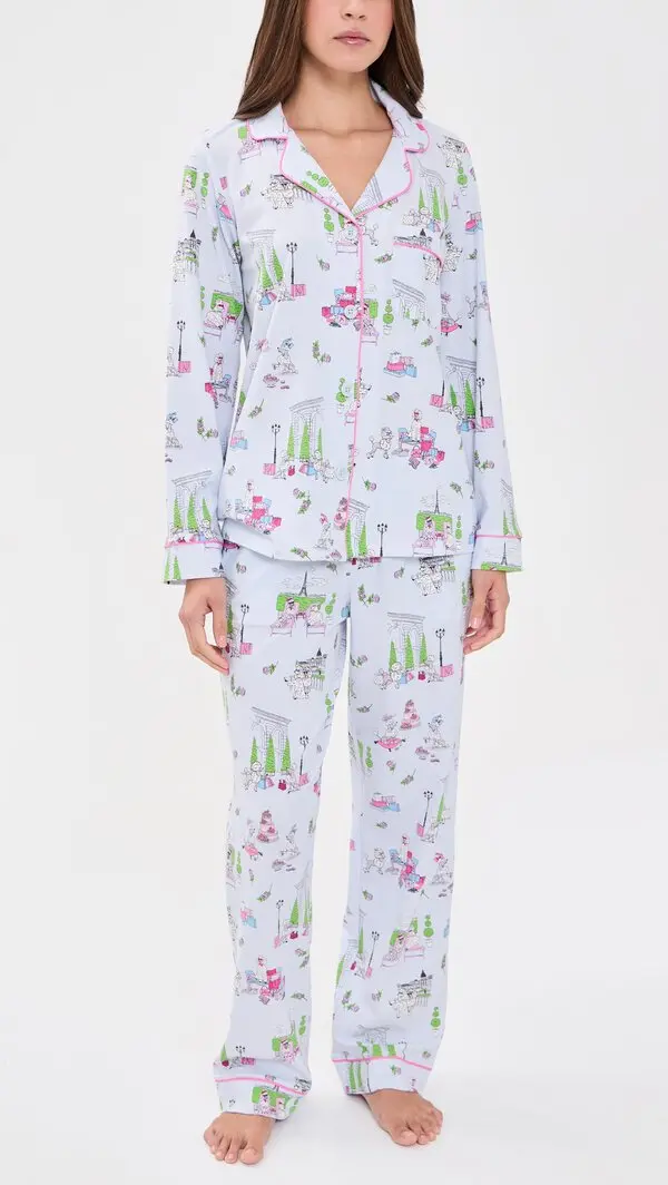 BEDHEAD PAJAMAS Classic Stretch Jersey Pajama Set - Belle Vie