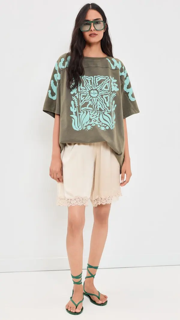 CIAO CIAO VACATION Coral Reef Graphic Tee Dress
