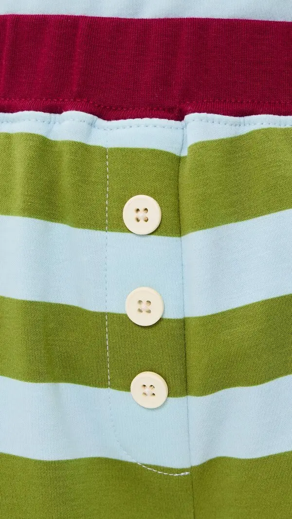 Morgan Lane Tate Pj Shorts - Olive/ice