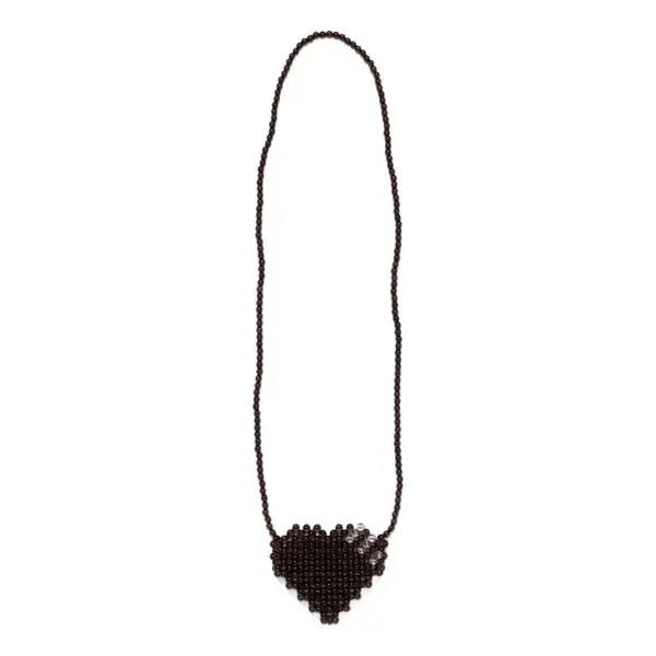 HUMAN MADE Heart Beaded Bag - Black