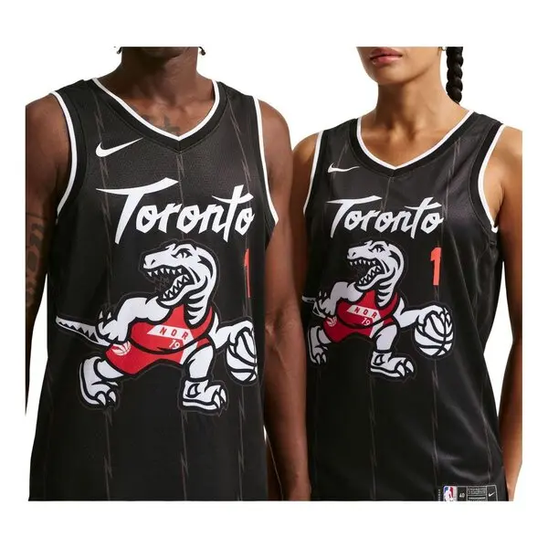 Nike Nba Gradey Dicktoronto Raptors City Edition Swingman Jersey - Black