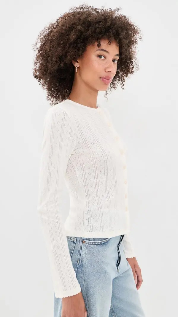 DAZE Stargazer Pointelle Cardigan