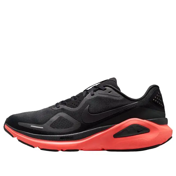Nike Structure 26 Athletic Sneakers - Black/bright Crimson/dark Smoke Gray