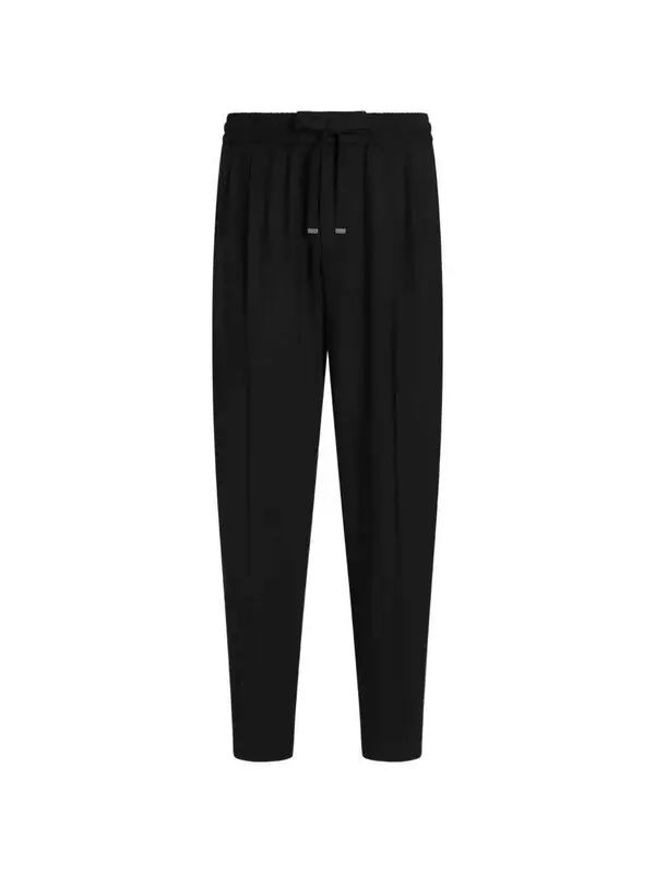 Dolce & Gabbana Wool Gabardine Jogging Trousers