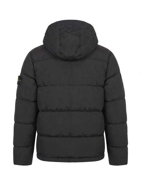 Stone Island Rds W/down Outerwear - Black
