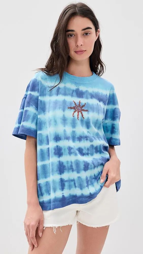 CIAO CIAO VACATION Curacao Tie-dye Tee